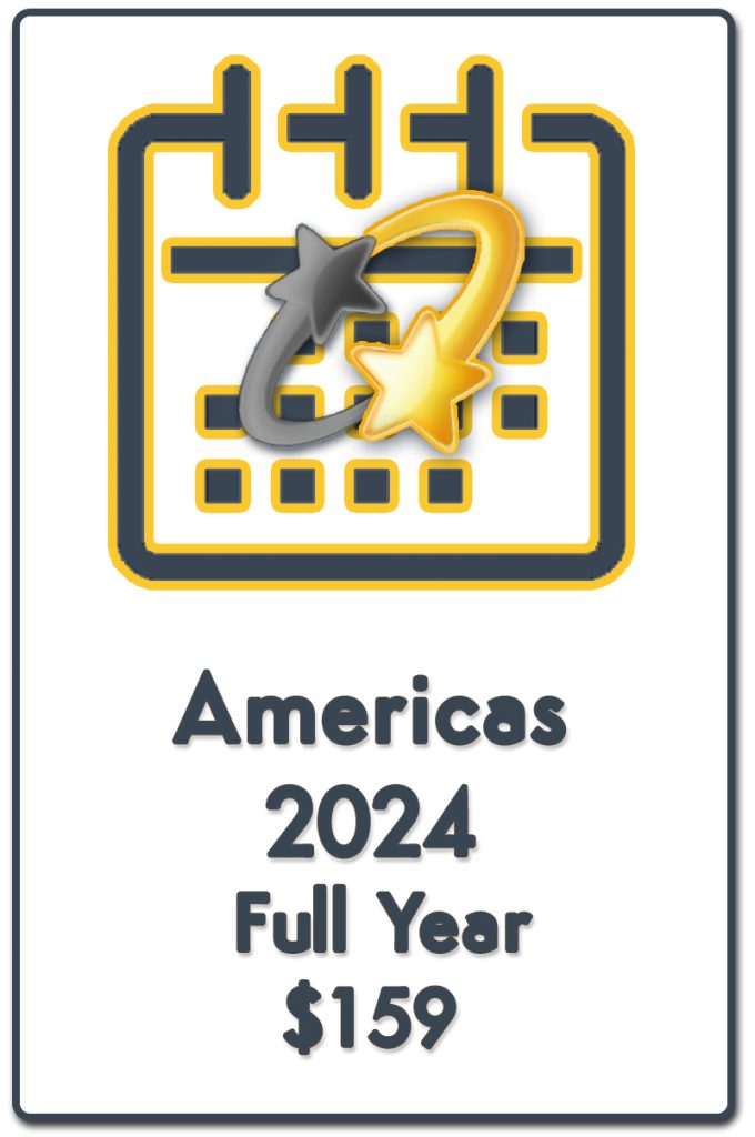 Best-Worst Days Calendar: Americas: 2024: Full Year